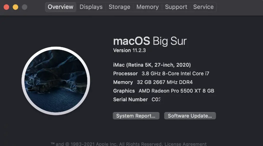 How to Find the Serial Number on a MacBook