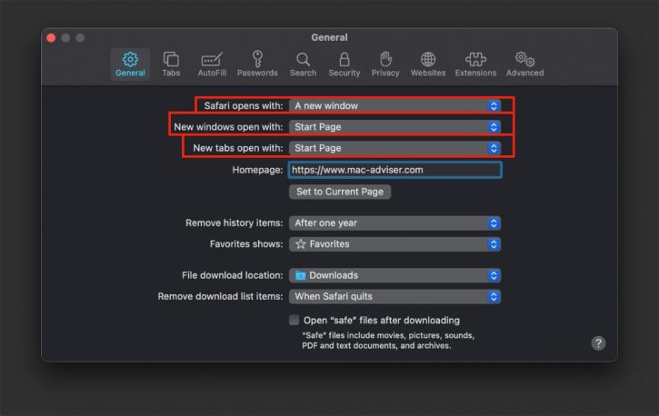 Customize your start page in Safari | 2021