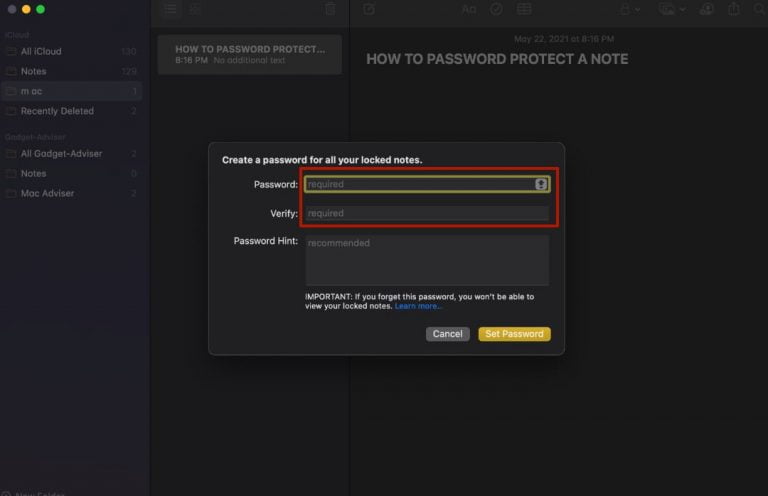 How to Password Protect a Folder on Mac | 2022